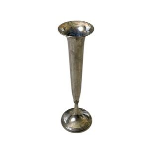 Vintage | Accents | Vintage Silver Plated Single Bud Flute Vase Uniep ...